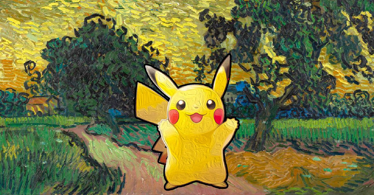 Pokemon preia locul lui Van Gogh in cele 6 picturi expuse in „Pokemon x ...